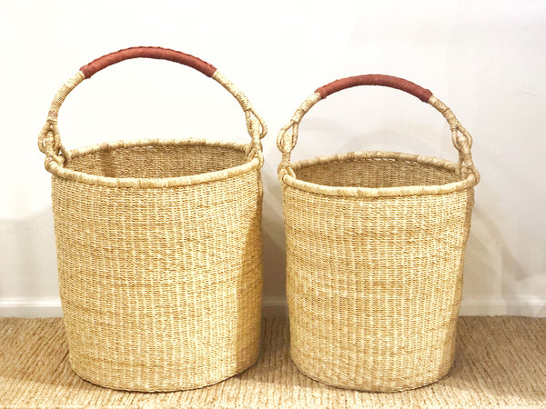 Handwoven Basket with Handle Extra Large – CÔTE À COAST